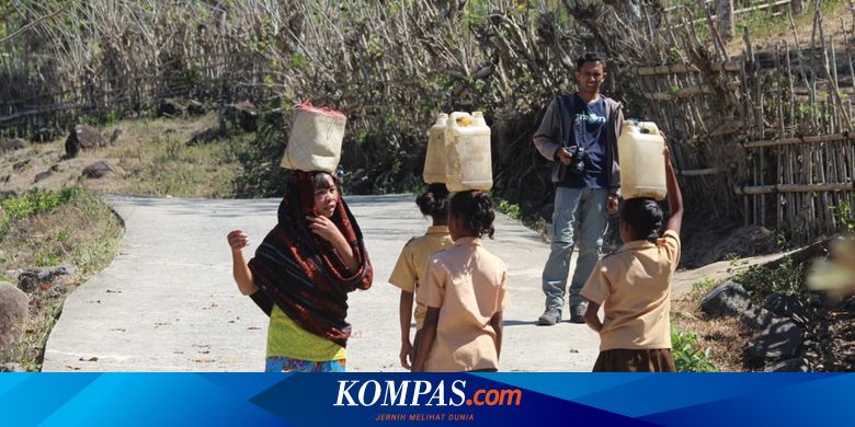 Kisah Siswa SD di Flores Pikul Jeriken Isi 5 Liter Air Tiap Hari ...
