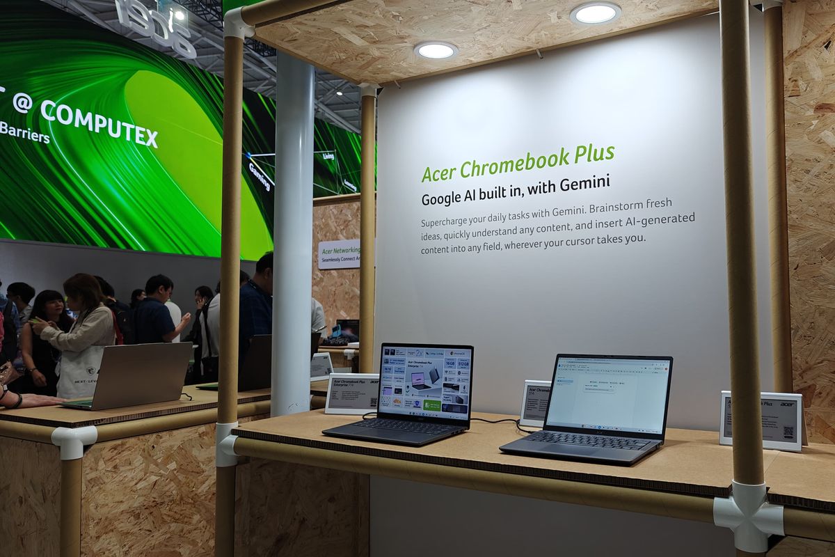 Menjajal Kebolehan AI Gemini Chromebook Acer di Computex 2025, "Sat-set" Bikin E-mail dan Gambar