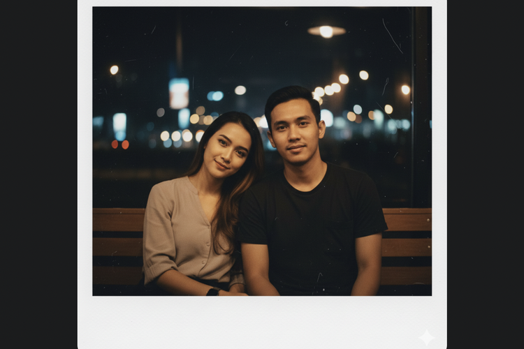 10 Prompt Gemini AI Edit Foto Polaroid Bersama Pasangan