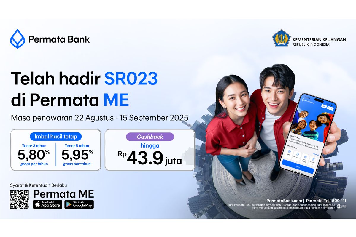 Aman dan Dijamin Negara, SR023 Kini Bisa Didapatkan di Permata Bank