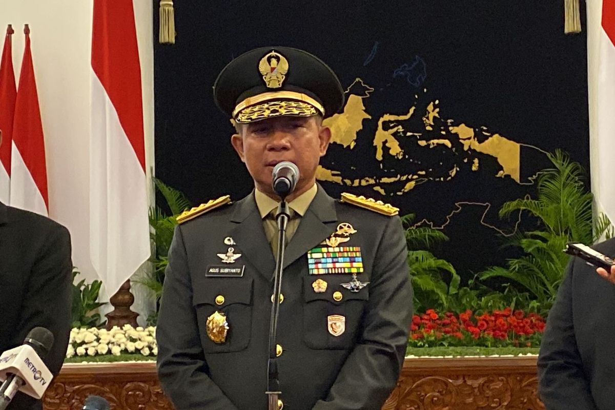 Baru 6 Hari Dilantik, KSAD Agus Subiyanto Diajukan Jokowi Jadi Calon ...