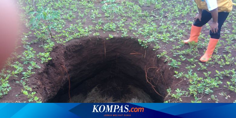 Di Tanah Ambles Gunung Kidul, Warga Bisa Gunakan Sampah untuk Tutup Lubang