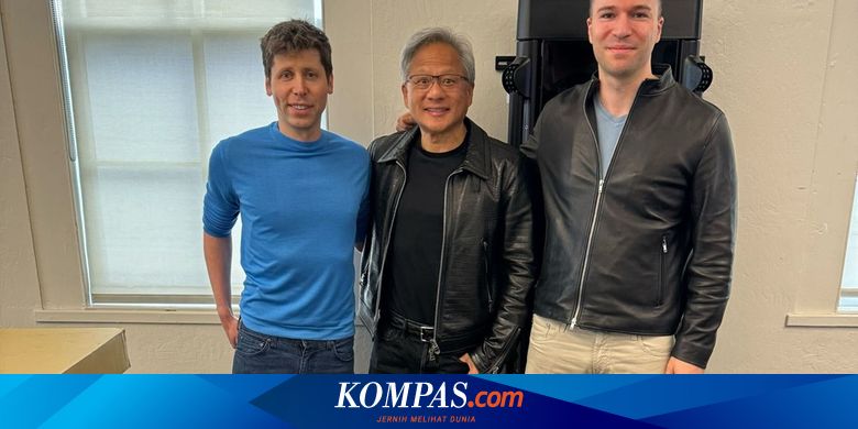 Bos Nvidia Serahkan Langsung Chip AI DGX H200 Pertama di Dunia ke CEO ...