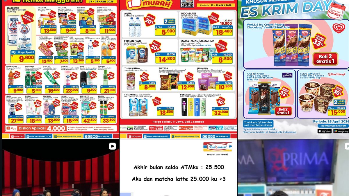 Promo Indomaret Hari Ini 26 April 2026, Indomie Harga Murah di Promo 4 Hari
