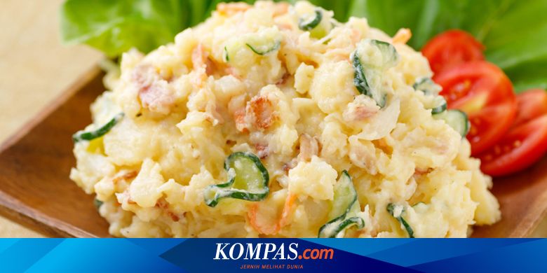 Resep Salad Kentang ala Jepang, Rasanya Creamy Asam Segar