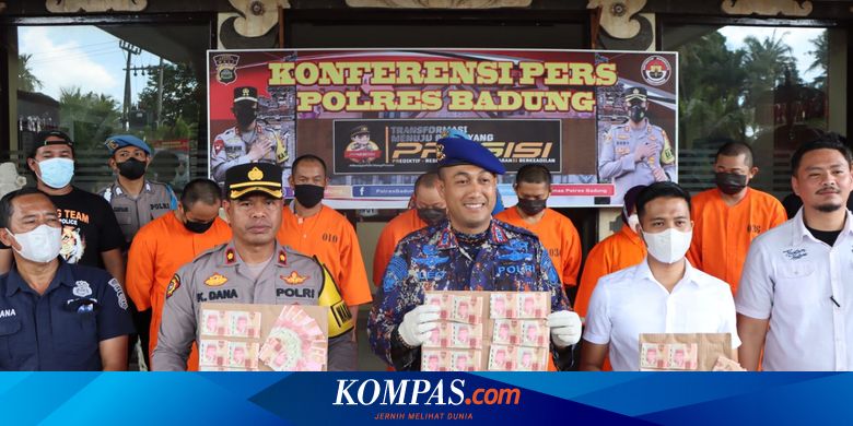 Bongkar Sindikat Uang Palsu di Bali, Polisi Tangkap 6 Pelaku