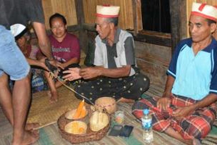 "Ndetok Nii", Ritual Suku Seso di Manggarai Timur Memberkati Benih