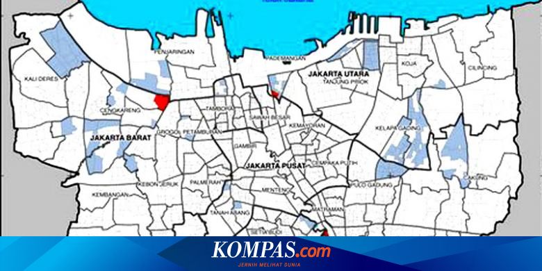 Ini Dia Peta Digital Banjir Jakarta Hari Ini