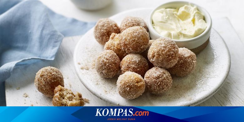 Resep Donat Cinnamon dengan Topping Krim Lemon, Kreasi Donat ala Kafe