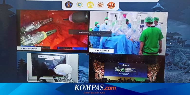 Pasien Kanker Prostat di Bali Jalani Operasi Jarak Jauh dengan Robot
