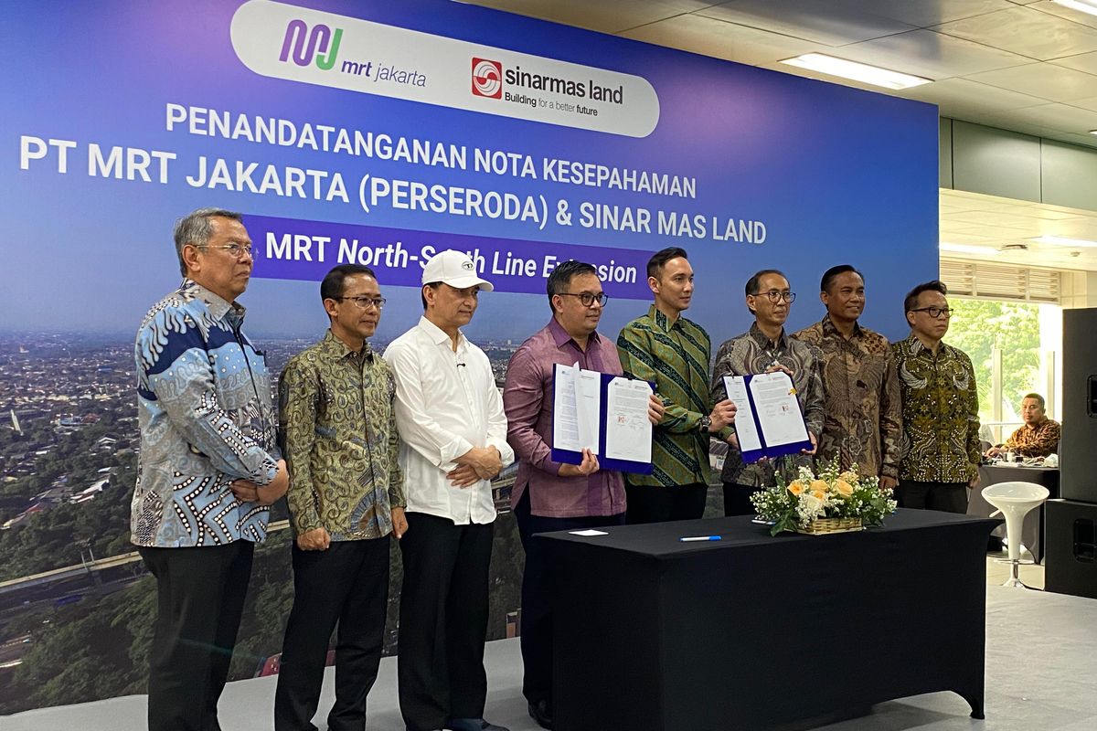 MRT Jakarta Gandeng Sinar Mas Land, Kaji Perpanjangan Rute ke Serpong