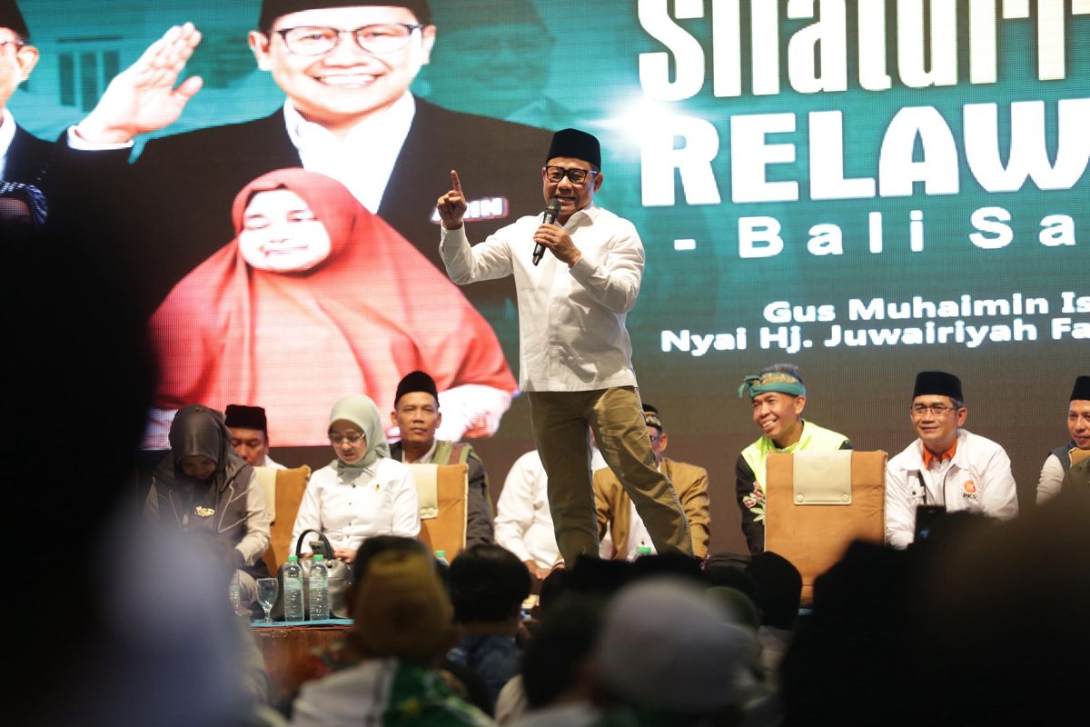 Di Bali, Cak Imin Sebut Anies Kerap Difitnah Intoleran