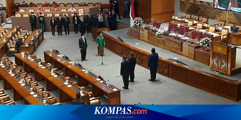 Rapat Paripurna DPR, 2 Anggota PAW Dilantik