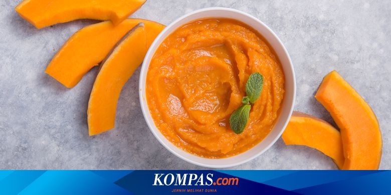 Resep MPASI 6 Bulan Pertama Homemade, Bubur Labu Kuning