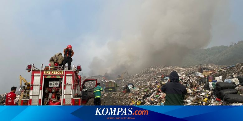 TPA Sarimukti Kebakaran, Antrean Truk Sampah Capai 5 Kilometer