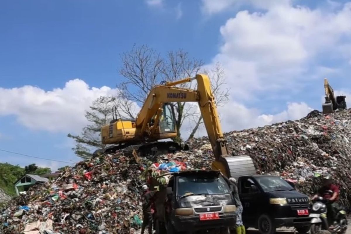 Tumpukan Sampah di TPA Pematangsiantar Capai Ketinggian 25 Meter