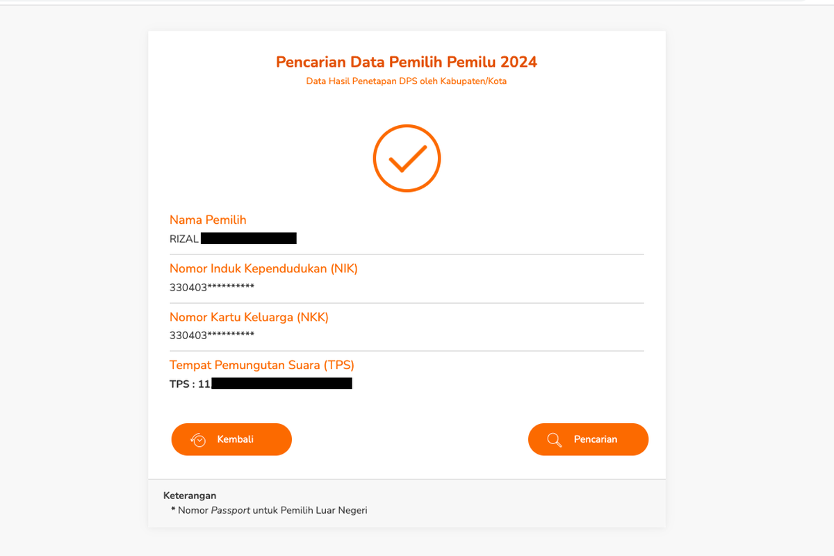 Cara Cek NIK Terdaftar di KPU sebagai Pemilih pada Pemilu 2024