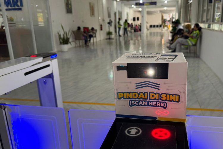 Stasiun DAMRI Kemayoran Kini Makin Modern dengan "Gate Scan Barcode"