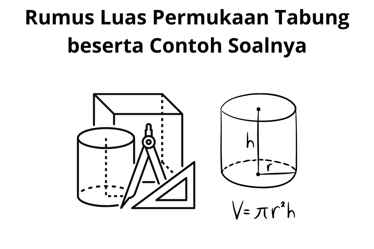 Rumus Luas Permukaan Tabung beserta Contoh Soalnya