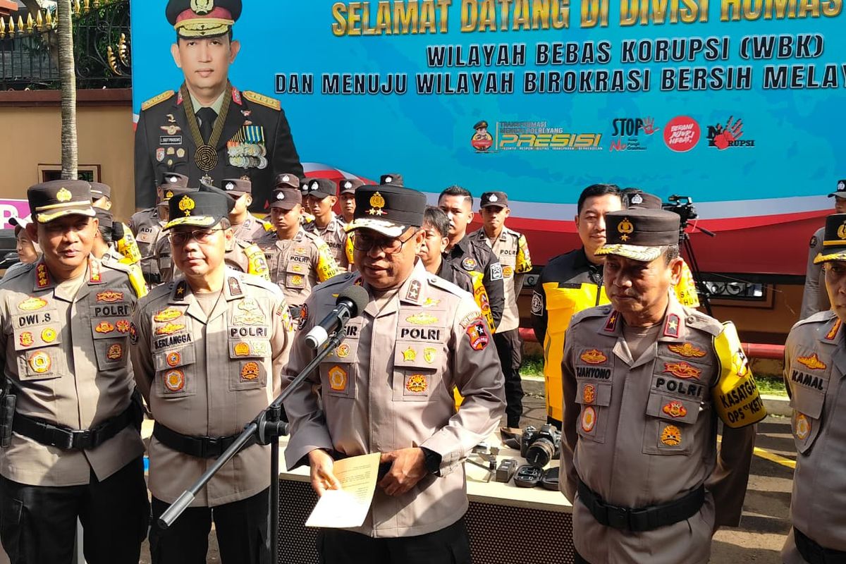 Polri Imbau Warga Lapor 110 jika Terganggu Ormas Minta THR