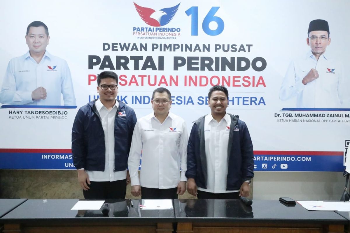 Hary Tanoe Lantik Anak Wamenag dan Eks Kader PSI Masuk Perindo