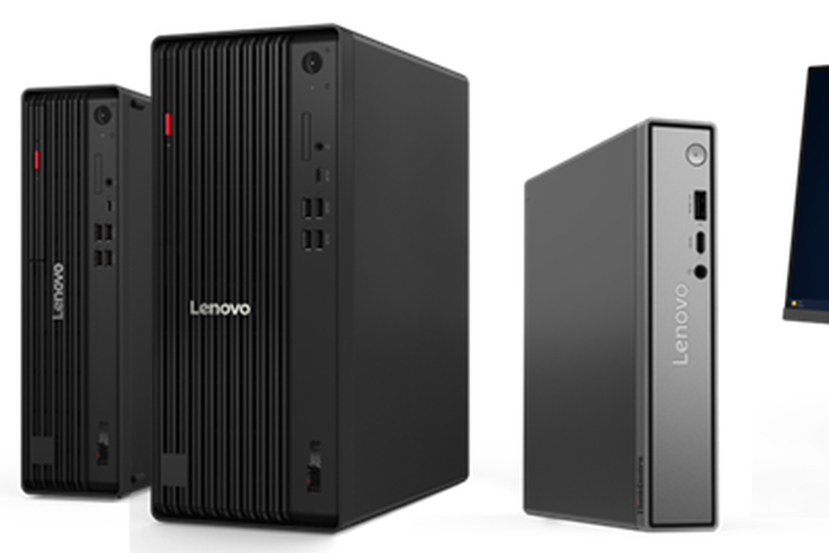 Lenovo Rilis Desktop ThinkCentre dan Monitor ThinkVision Generasi Baru ...