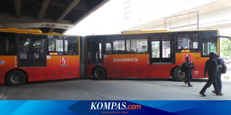 Transjakarta Uji Coba Bus Gandeng Koridor 6