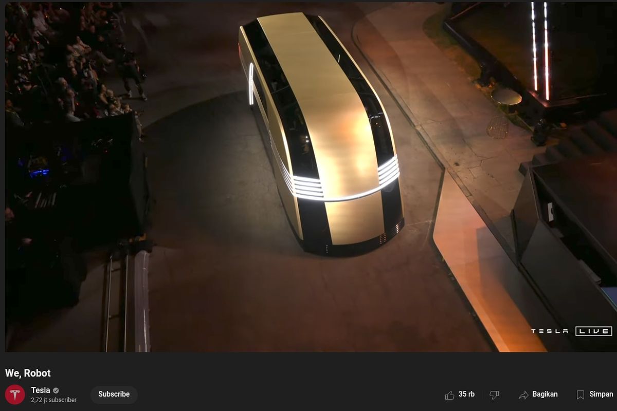 Inovasi Baru Elon Musk, Bus Listrik Robovan dan Robot Optimus Asisten ...