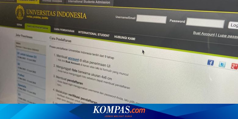 Link Pendaftaran SIMAK UI 2022 serta Jadwal, Syarat, dan Biayanya