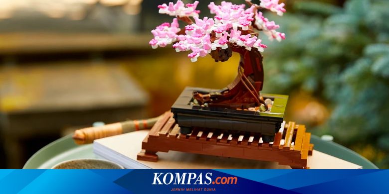 Perhatikan, Rangkaian Bunga dan Bonsai Ini adalah Mainan Lego