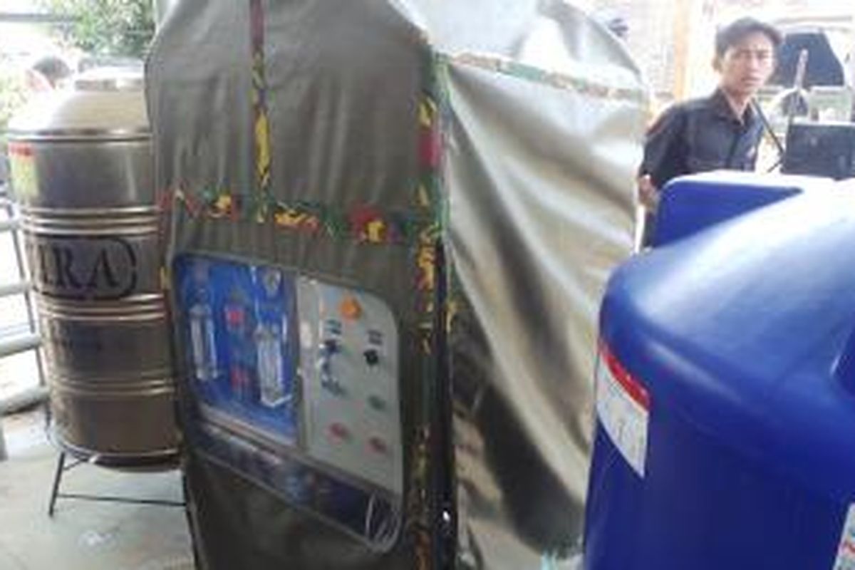 Ini Proses Penyulingan Air Ciliwung yang Dibangun di Bidaracina