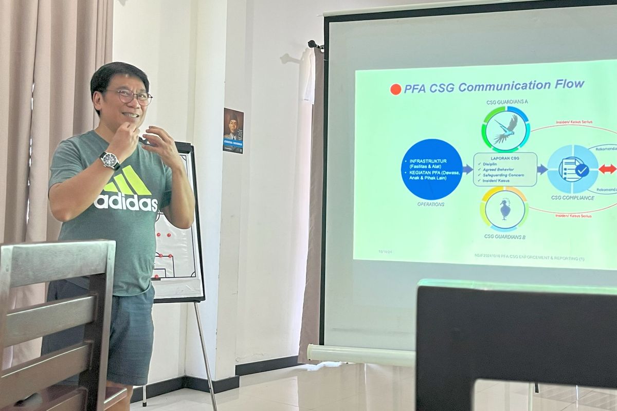 Program Perlindungan Anak Standar FIFA di Papua Football Academy