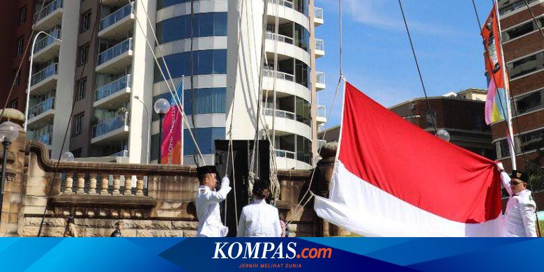 Bendera Merah Putih Berkibar di Museum Maritim National Australia untuk ...