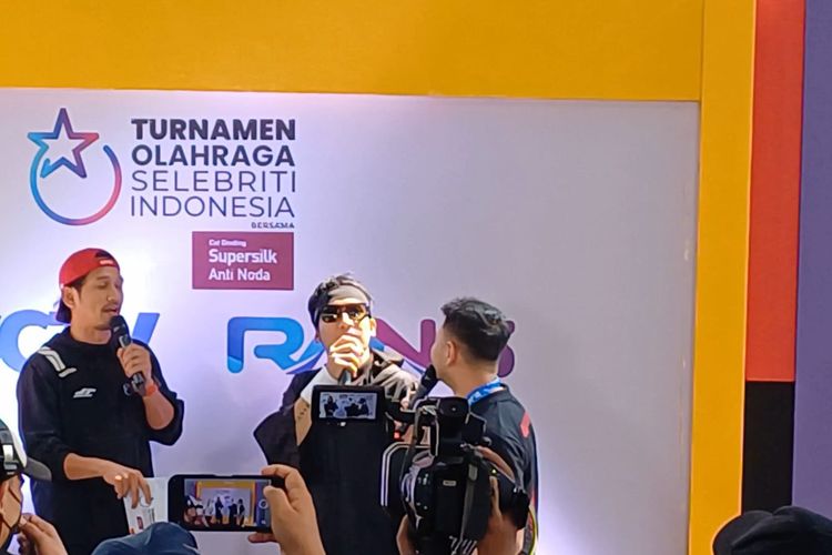 Desta Jadi Pasangan Raffi Ahmad di Cabang Tennis TOSI 2023