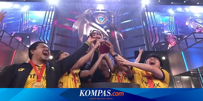 Hasil Final MSC 2023, Onic Esports Juara Usai Tumbangkan Blacklist International