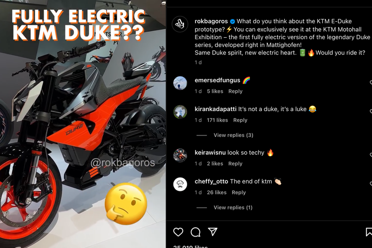 Berita Terkini Harian Motor Listrik Ktm E Duke Terbaru Hari Ini ...