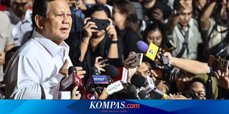 Penjelasan Prabowo soal Belum Ada Kader PDI-P dan PKS yang Dipanggil Jadi Calon Menteri