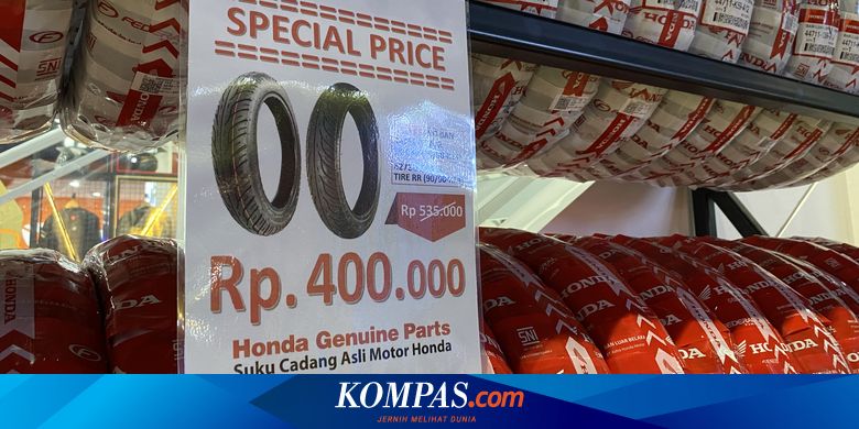Honda Banting Harga Suku Cadang Motor Selama Jakarta Fair 2023