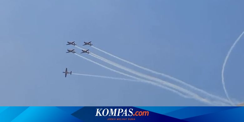 Tim Dynamic Pegasus TNI AU Pertama Kali Pamer ke Publik, Pesawat KT-1B Wongbee Menari-nari di ...