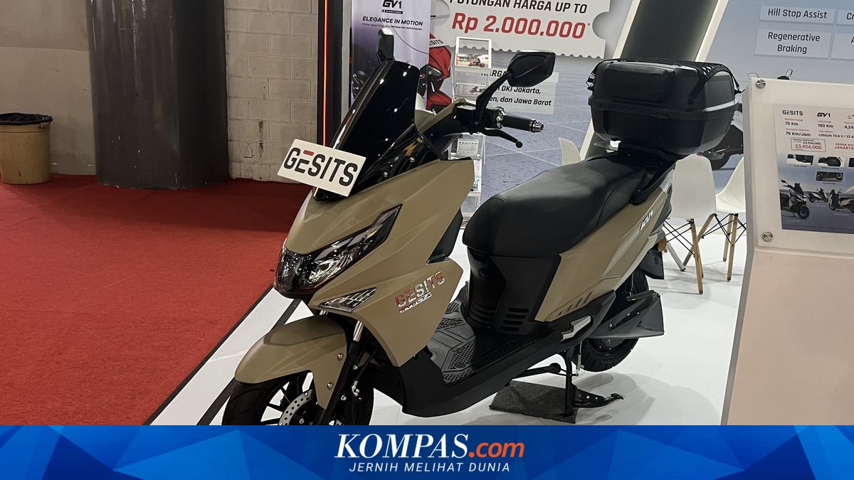 Inovasi Terbaru: Gesits GV1, Motor Listrik Kolaborasi dengan Volta