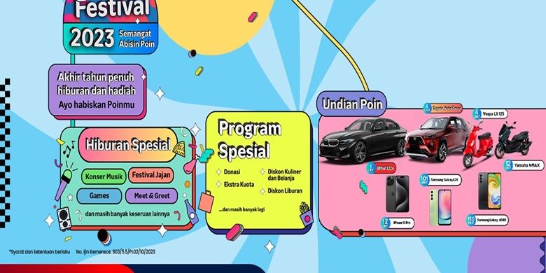Telkomsel Gelar Program Poin Festival Akhir Tahun, Ada Hadiah BMW 320i ...