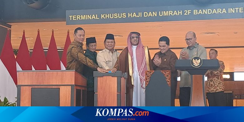 Prabowo Resmikan Terminal Khusus Haji dan Umrah di Bandara Soekarno-Hatta