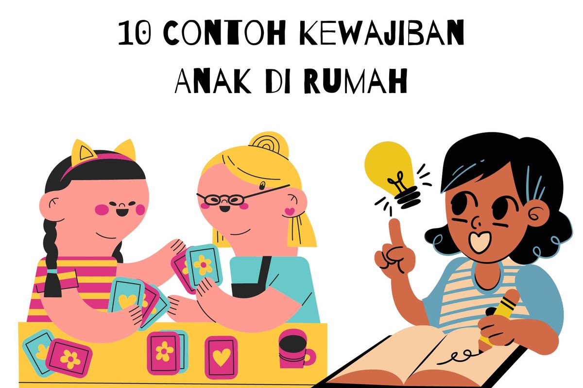 10 Contoh Kewajiban Anak di Rumah