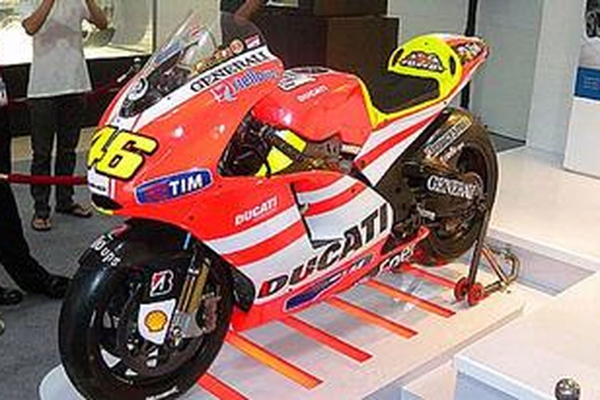 Ducati Tunggangan Valentino Rossi Tampil di IIMS