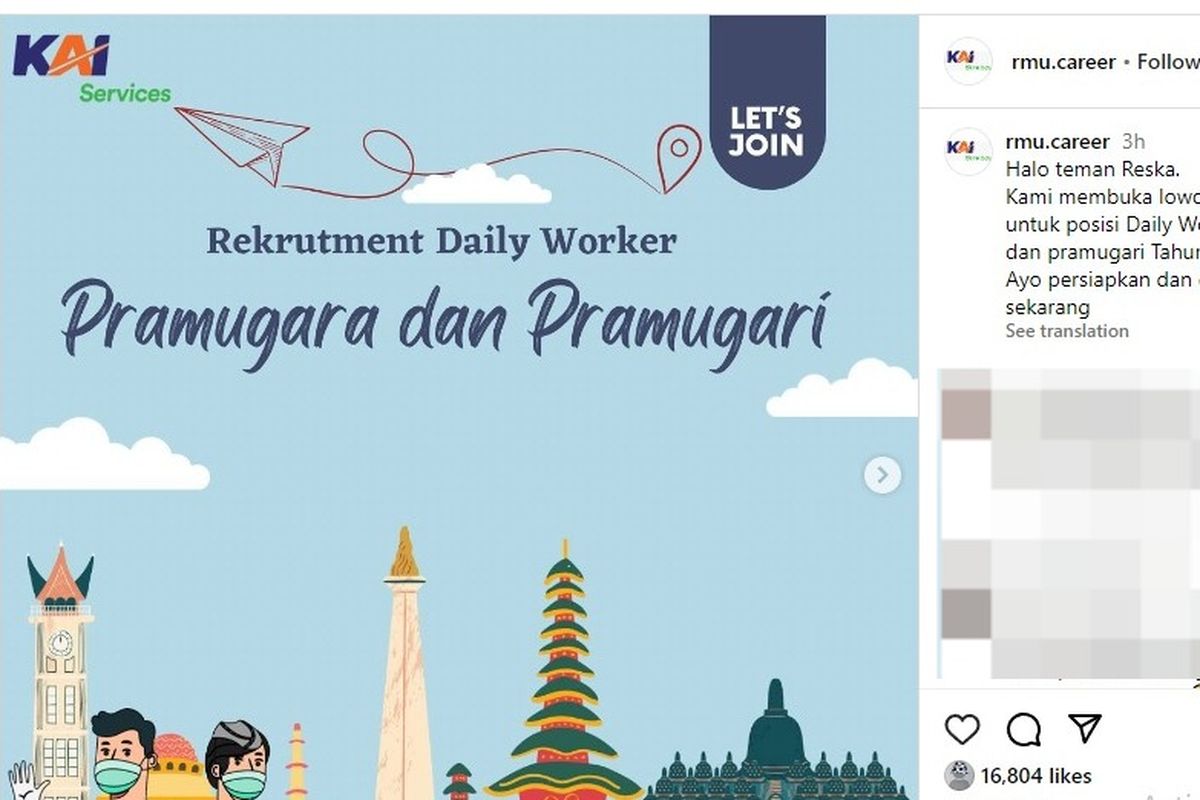 KAI Services Buka Lowongan Kerja Pramugara dan Pramugari, Ini Syarat dan Batas Pendaftarannya