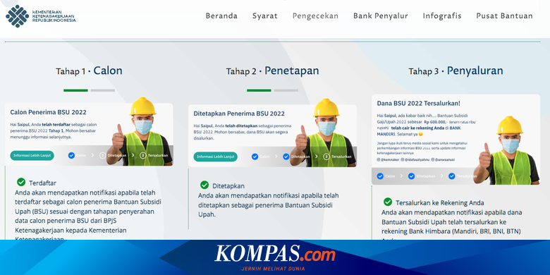 Cara Membuat Akun BSU Kemnaker di kemnaker.go.id