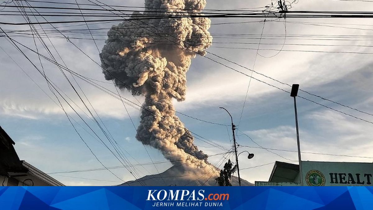Letusan Gunung Api di Filipina Semburkan Abu Setinggi 4.000 Meter
