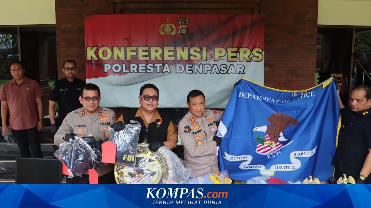 Polisi Sita Atribut FBI dan Bendera Departemen Kehakiman AS Palsu di ...