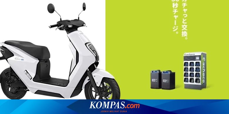 Layanan Swap Baterai Motor Listrik Jepang Beroperasi 2024