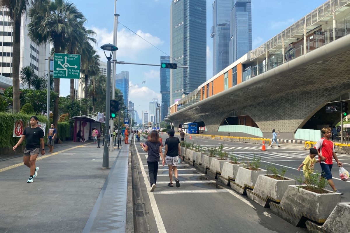 CFD Sudirman-Thamrin Hari Ini Sepi, Warga: Kayaknya Takut Ada Kerusuhan